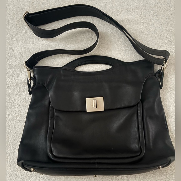 RENATO ANGI venezia | Bags | Renato Angi Venezia Elegant Black Leather ...